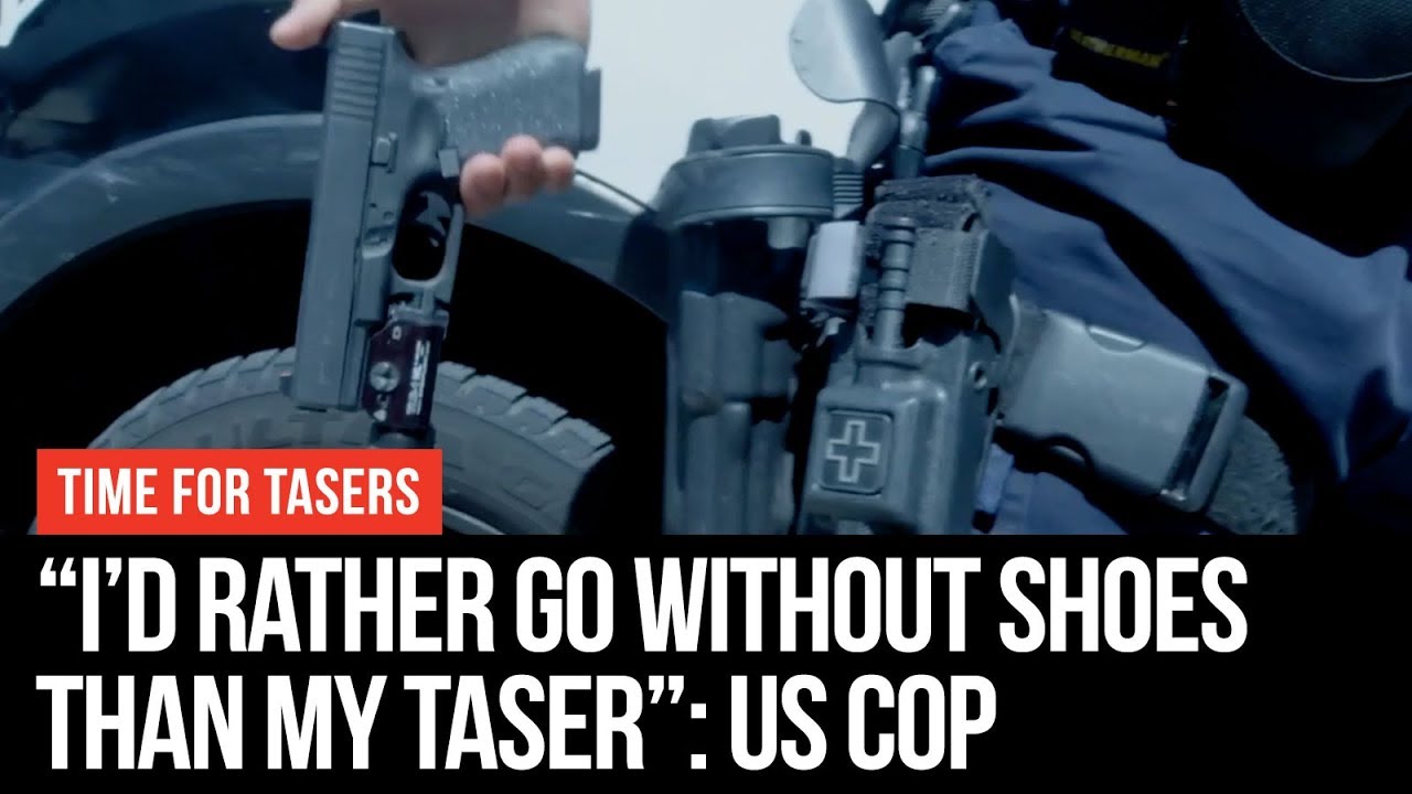 US Cops Would Rather Go Without Shoes Than Taser - Time For Tasers - LBC