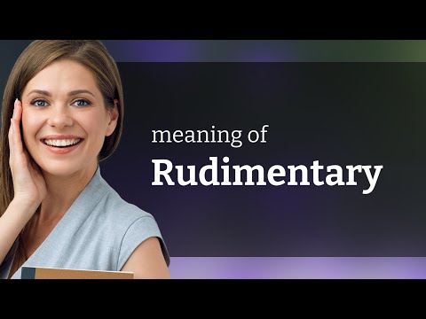 Understanding "Rudimentary": An English Learning Guide