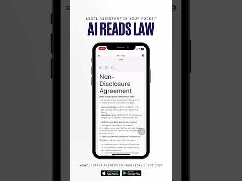 AI Reads Law - Summarize NDA in seconds!