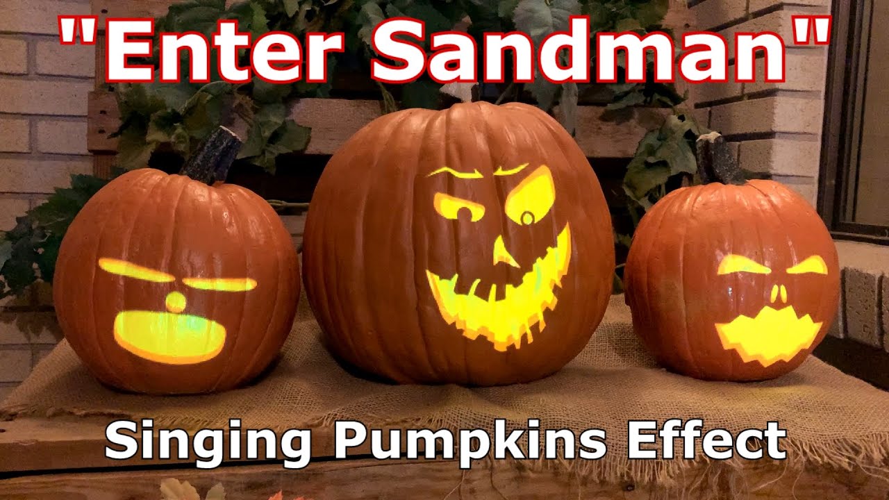 Enter Sandman - Singing Pumpkins Effect Animation