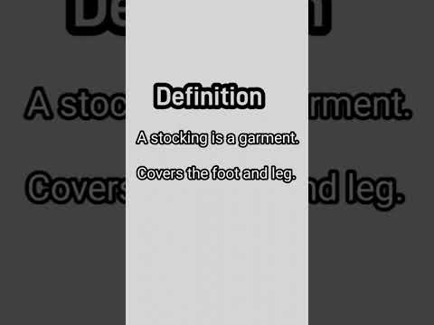 meaning of stocking #definition #english #vocabulary #meaning #learnenglish #vocabularywords