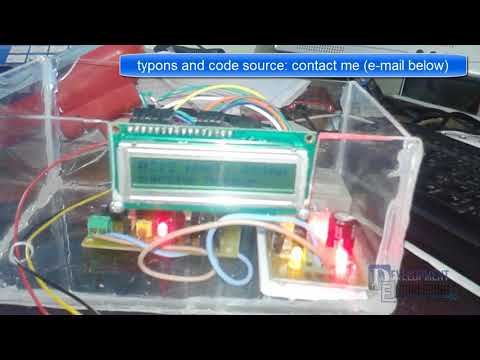 GP2Y0A21 Sharp infrared sensor with pic16F877 : telemetry and obstacle detection