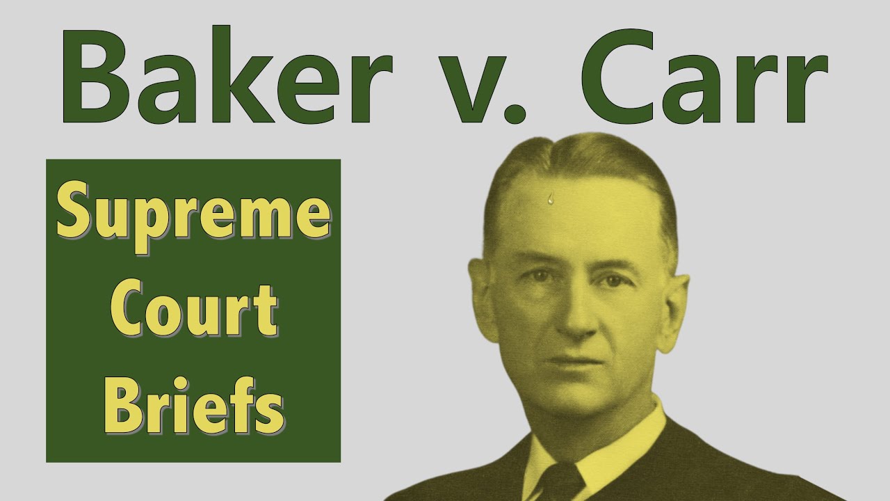 The Landmark Supreme Court Case of Baker v. Carr: A Turning Point in ...