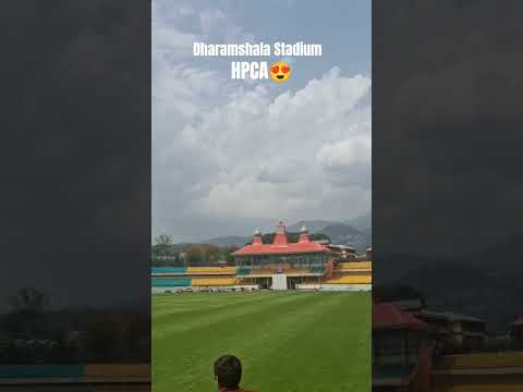 Dharamshala Cricket Stadium - a true beauty #song #music #bollywood #travel #trending #indvspak