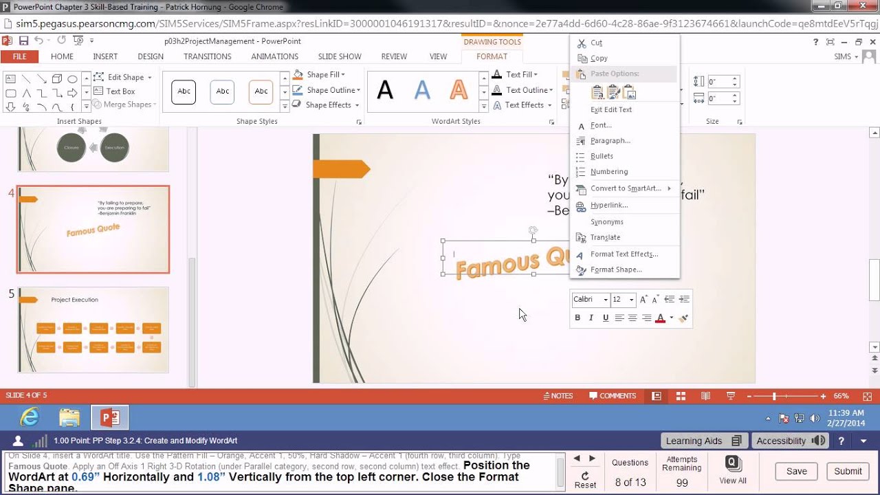 PowerPoint Chapter 3 Skill-Based Training Walkthrough & Troubleshooting