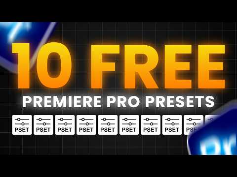 10 Essential Premiere Pro Presets – Download FREE Now!