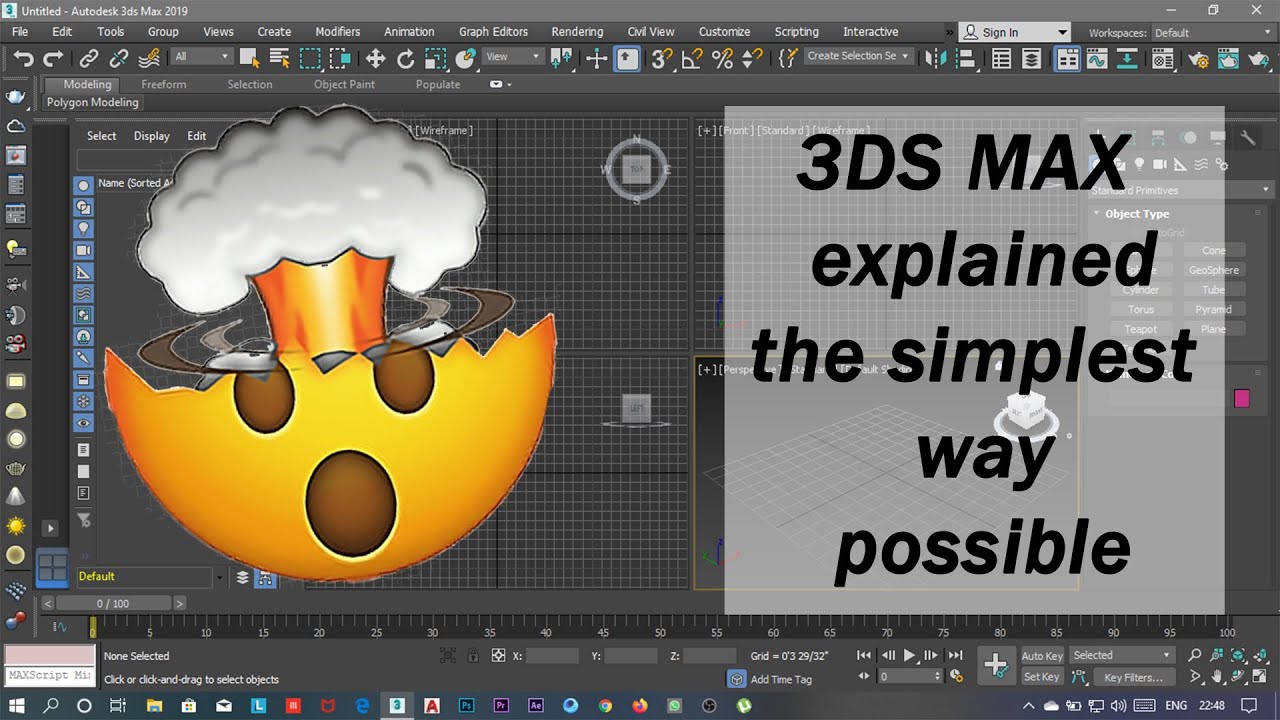 3DS MAX INTRODUCTION | Beginner tutorial | Part 1