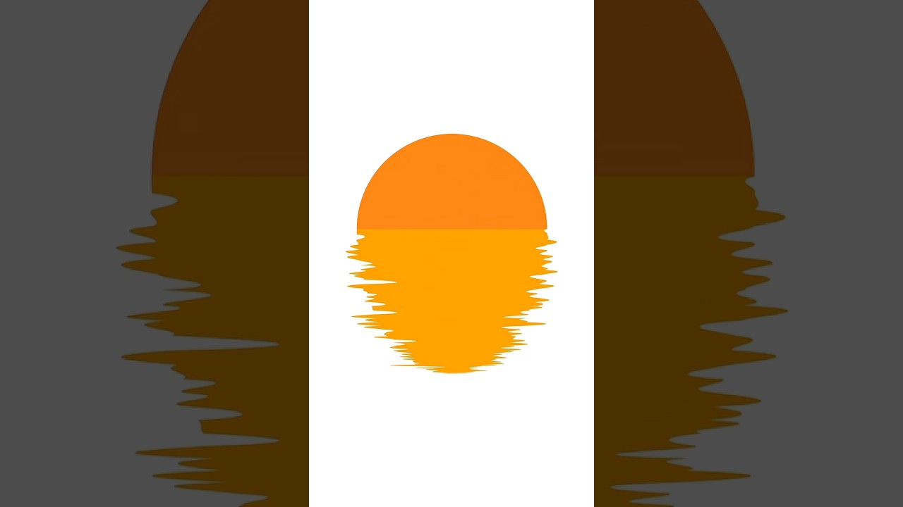 Adobe Illustrator Tutorial - Wrinkle Effect ft. Sunset #adobeillustrator #adobeillustratortutorial