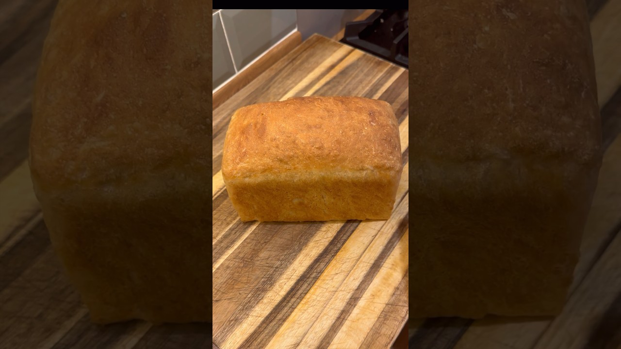 Easiest Homemade Bread Loaf 😍 #baking #foodie