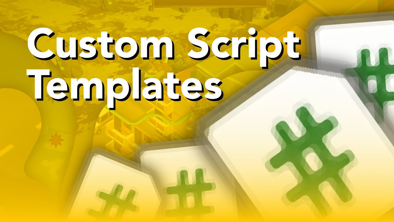 [GitHub Preview] Custom Script Template Tool V0.1