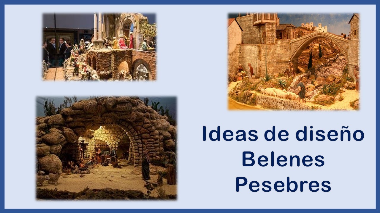 Ideas de Diseño para Belenes y Pesebres 🎄🌠
