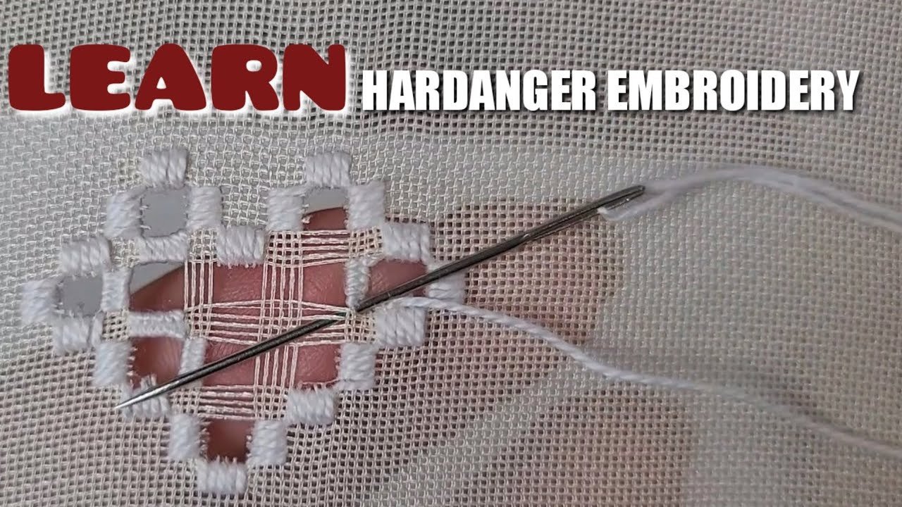 How to make heart by Hardanger embroidery#beginnersguide #hardanger#tutorial#diy@meesembroidery37
