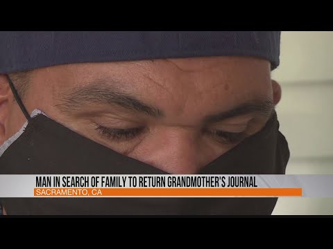 Man in search of family to return grandmother's journal