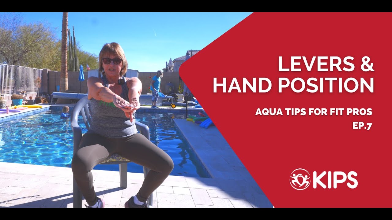 Levers & Hand Position | Water Aerobics Instructor Tips