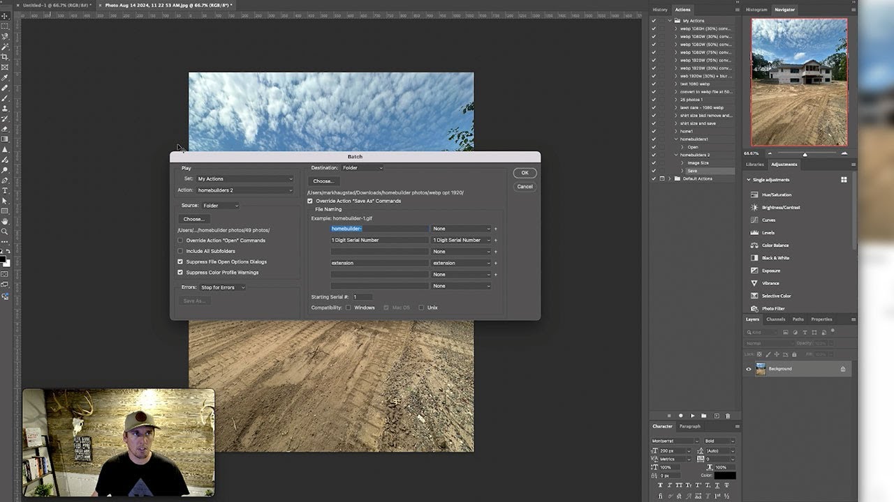 Batch Edit 50 Photos in Photoshop (1 Minute Workflow)