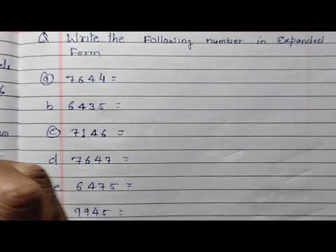 Write the following number in expanded form