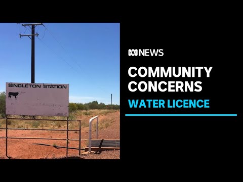 Community concerns over a massive water extraction bid in Central Australia | ABC News