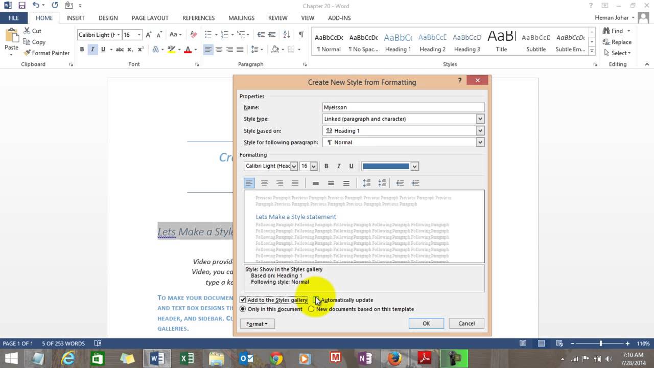 Create A Cover Page In Ms Word Hindi Learn Excel Course Ms Word Course And Ms Excel Course