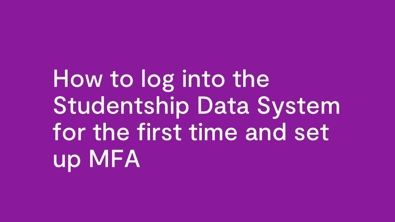 How to log in for the first time and set up MFA
