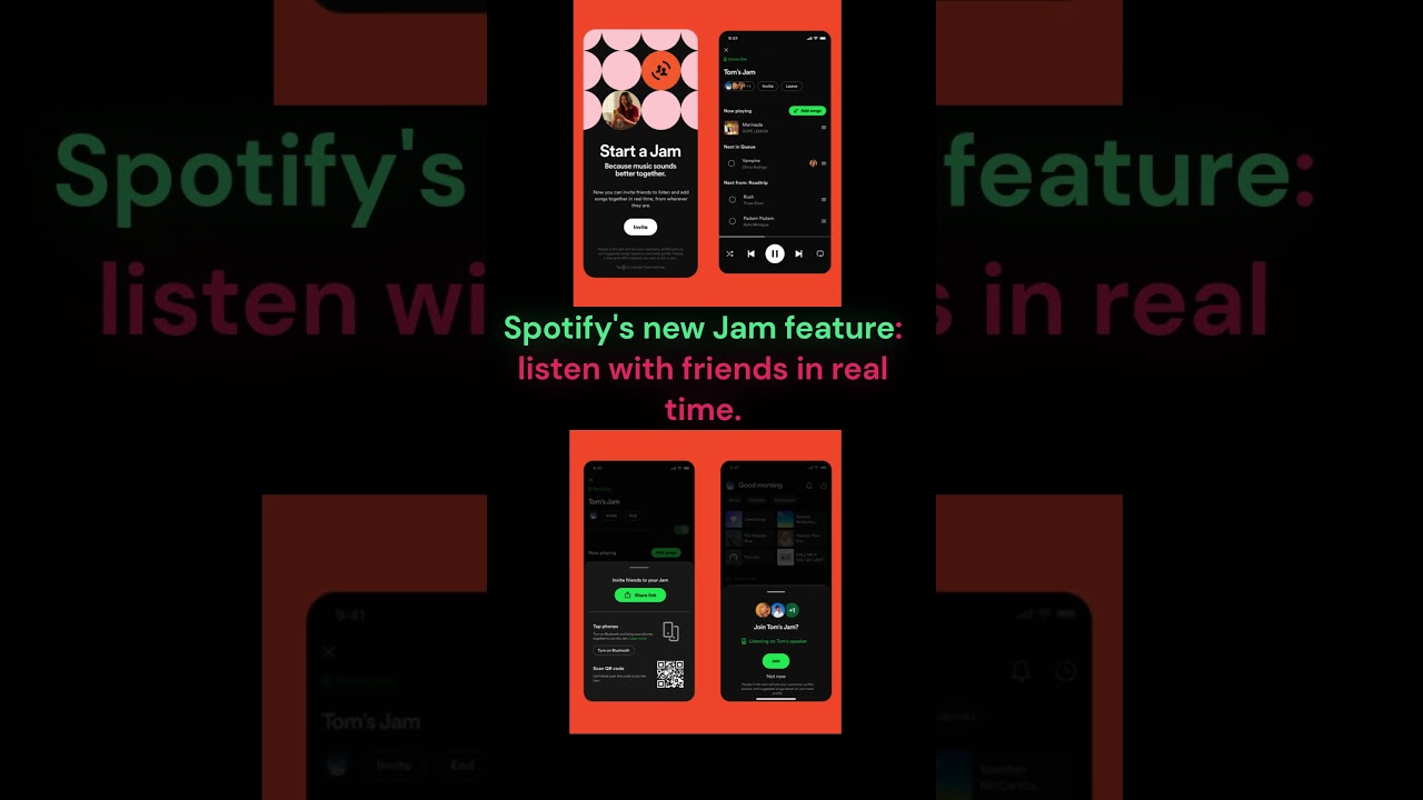Spotify New Feature Listen with Friends #spotify #spotifyjam #spotifyplaylist #spotifymusic #music