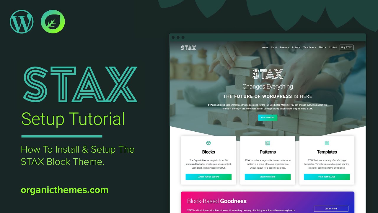 STAX WordPress Block Theme Setup