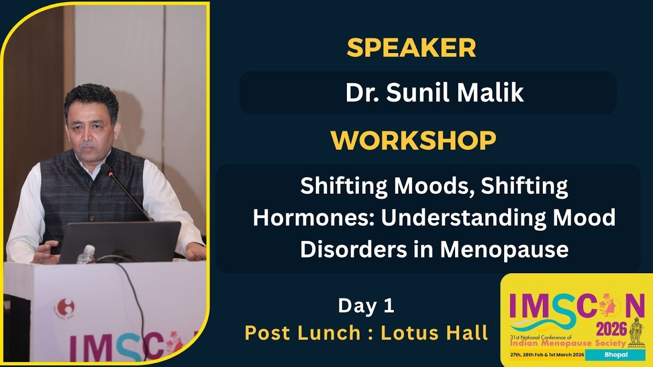 Dr. Sunil Malik Post Lunch Day1 Lotus Hall IMSCON2026 31st National Con. Bhopal