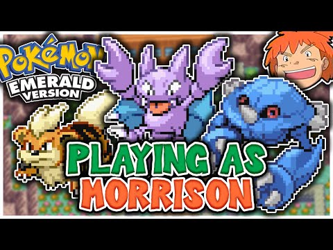 Can You BEAT Pokémon Emerald AS MORRISON From The Pokémon ANIME?! (NO ITEMS IN BATTLE)
