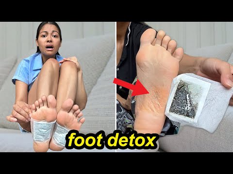 I tried VIRAL FOOT DETOX PADS & THIS HAPPENED!| are foot pads scam or legit? 😳