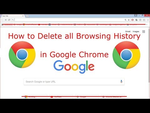 How to Delete all Browsing History in Google Chrome