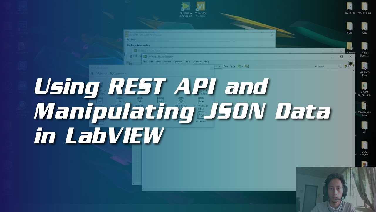Tutorial on Using REST API and Manipulating JSON Data in LabVIEW