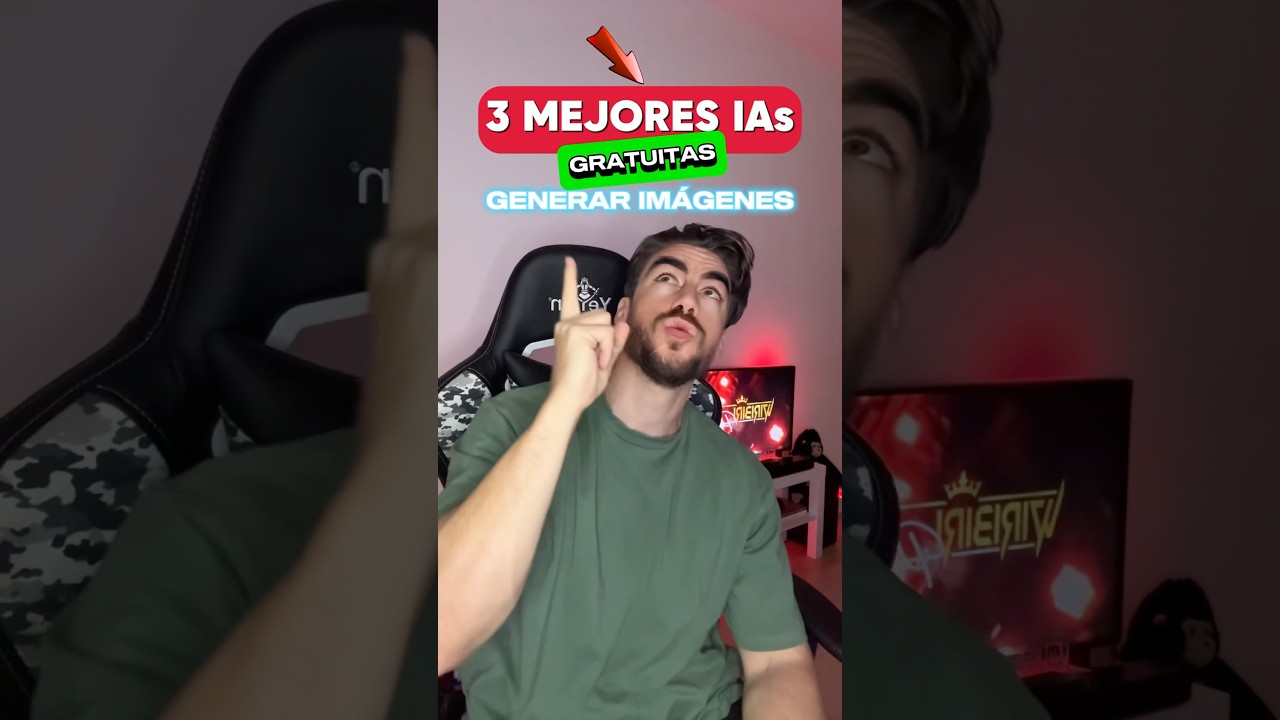 🚨¡3 Mejores IAs GRATUITAS para Generar Imágenes!👑✅#app #ia #gratis #generardinero