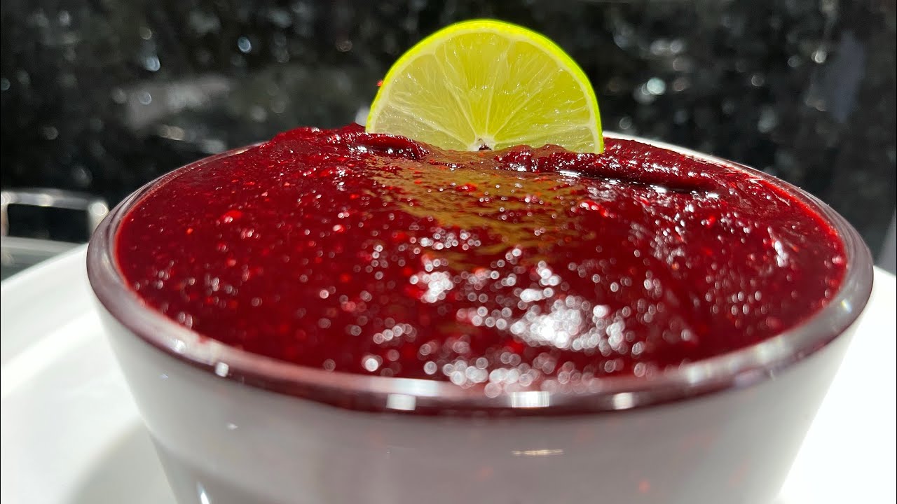 Chamoy jamaicano y mango