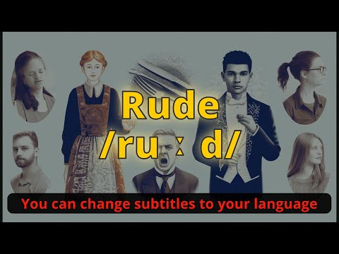 Rude meaning with 5 examples