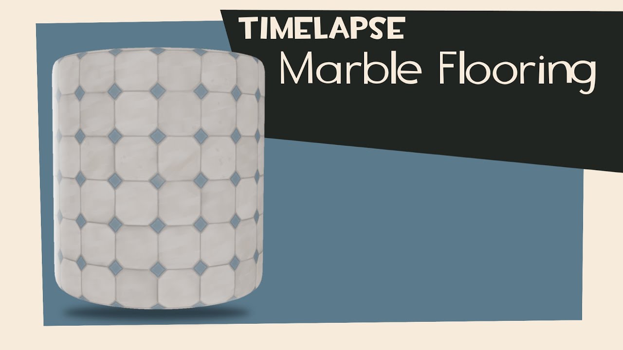 Texturing Timelapse: Marble Flooring