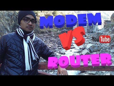 MODEM VS ROUTER in hindi/urdu || by NETWORKLOGY
