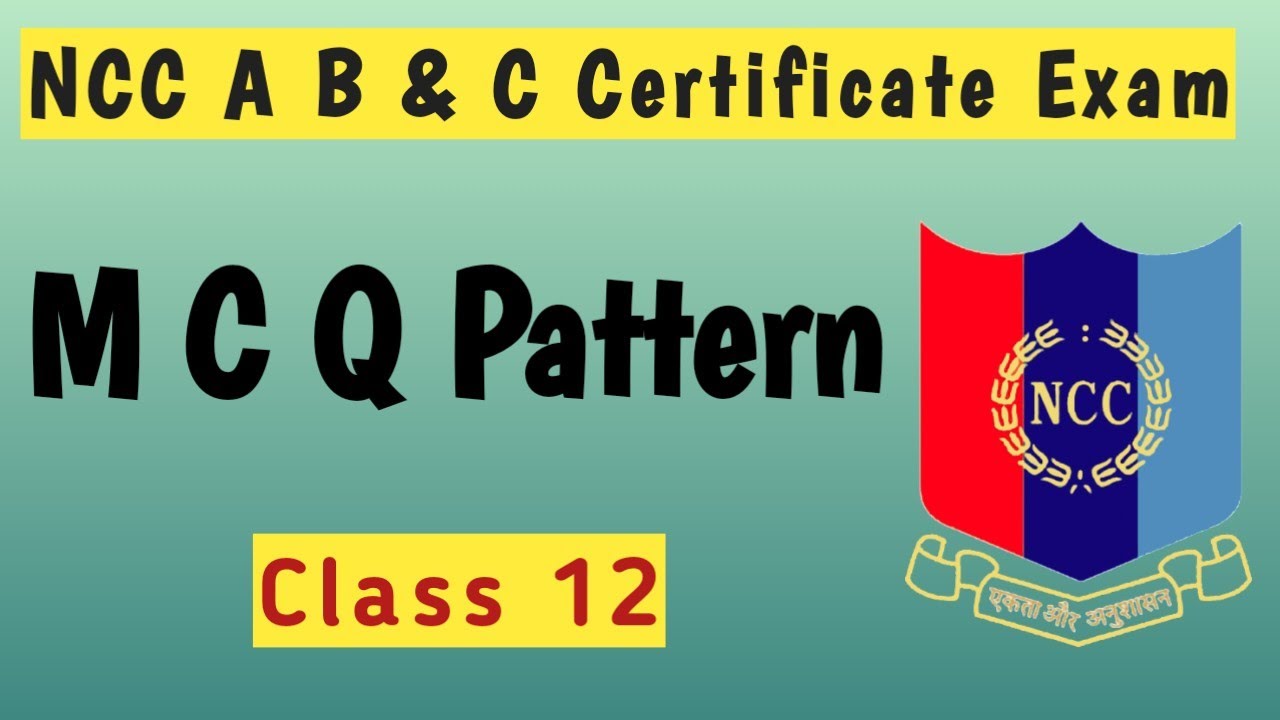 NCC Questions and Answers || NCC A,B & C Certificate Exam 2026