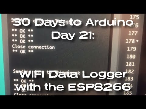 Arduino + ESP8266 Data Logger Using ESP8266-01 AT Commands