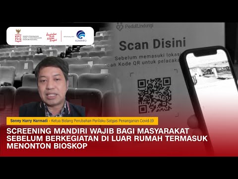 "SKRINING MANDIRI WAJIB BAGI MASYARAKAT SEBELUM BERKEGIATAN DILUAR RUMAH TERMASUK MENONTON BIOSKOP"
