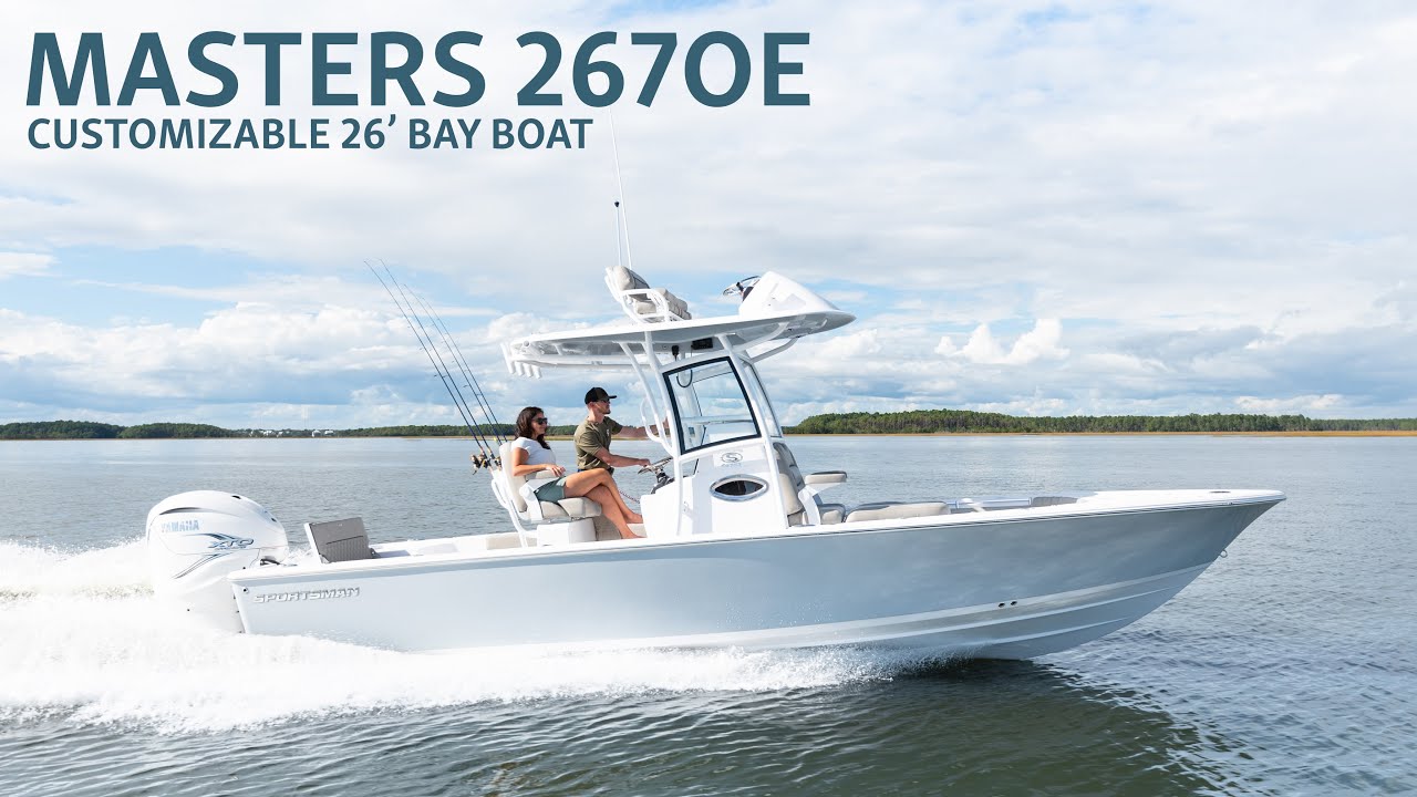 Masters 267OE Lifestyle - Customizable 26' Bay Boat | Sportsman Boats