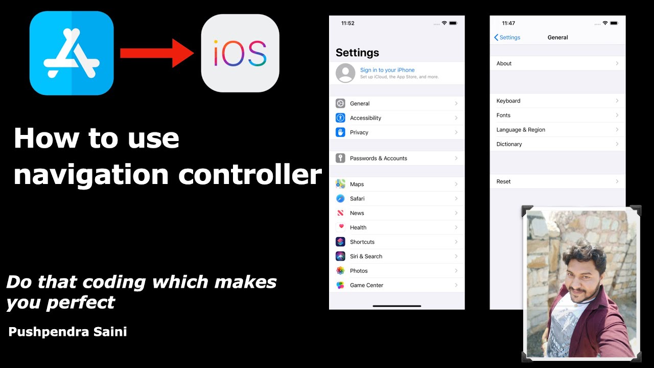 How to use UINavigationController in iOS swift