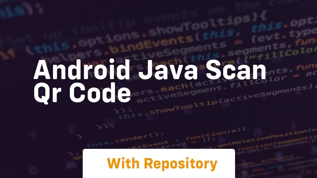 android java scan qr code
