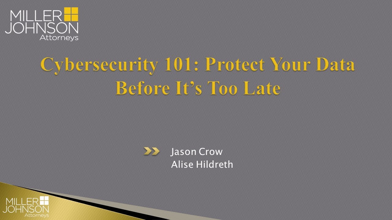 Cybersecurity 101: Protect Your Data Before It’s Too Late