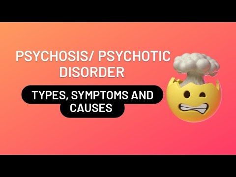 psychosis/ psychotic disorder/ type/symptoms/causes in Hindi #psychology #disorders