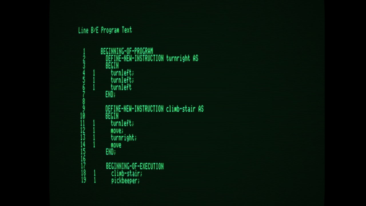 Let's Try: Karel the Robot