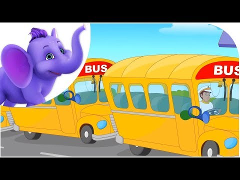 Down at the Bus Stop - Nursery Rhyme with Lyrics & Sing Along