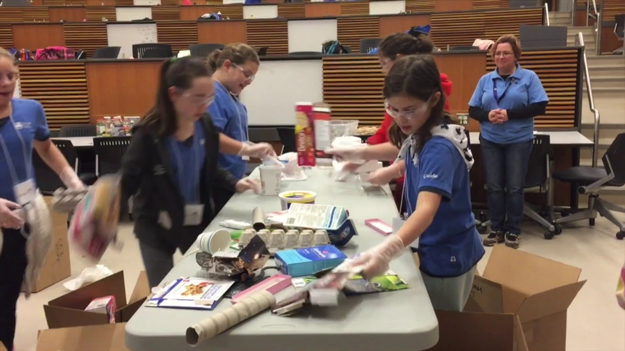 Girl Guides get badges for science