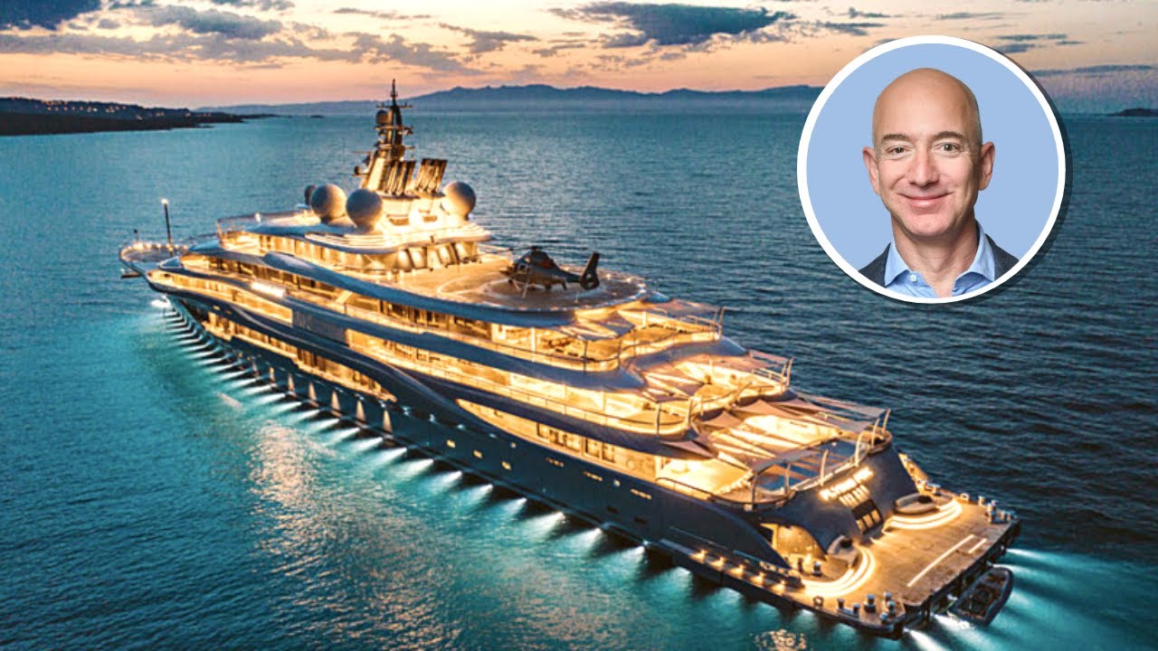 Inside Jeff Bezos $900 Million Fleet of Mega Yachts