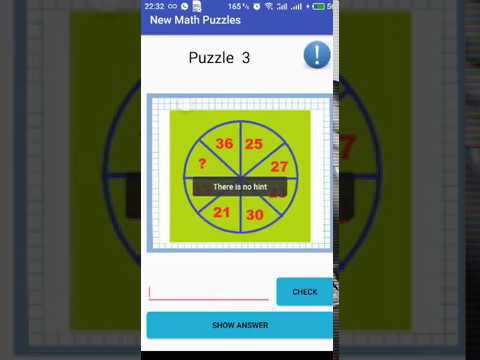 NEW MATH PUZZLES by B2A Apps | Free Mobile Game | Android | Youtube Video
