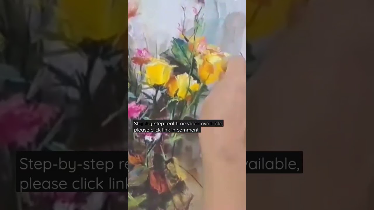 How to paint realistic roses, step-by-step drawing in soft pastels #relaxing #howtopaint #lifestyle