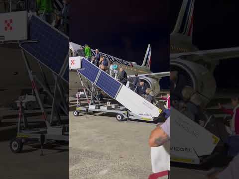 Boarding Air France flight in Florence